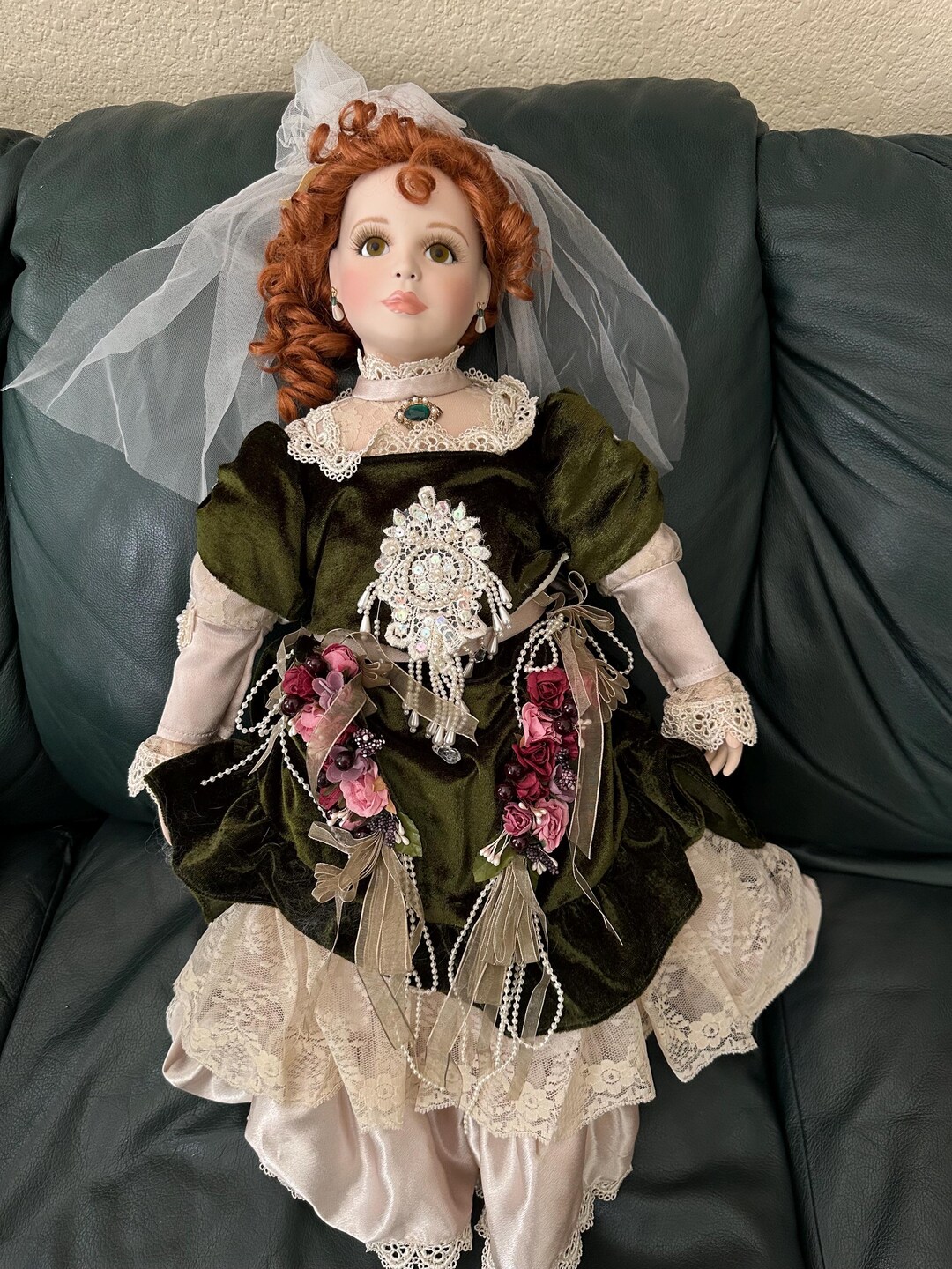 Victorian Porcelain Doll, Mary Brenner “megan” Collectible - Etsy