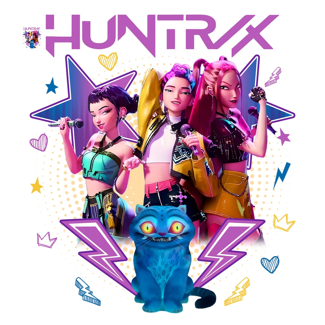 Kpop Huntrix & Saja Mädchen Fan Art PNG Bundle - Dämonenjäger Merch ...