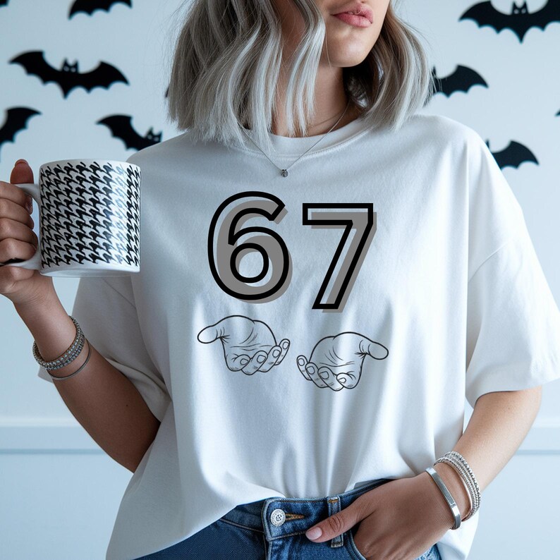 6 7 Meme Funny Hands PNG Bundle, Viral Gen Z Humor (digital Download ...