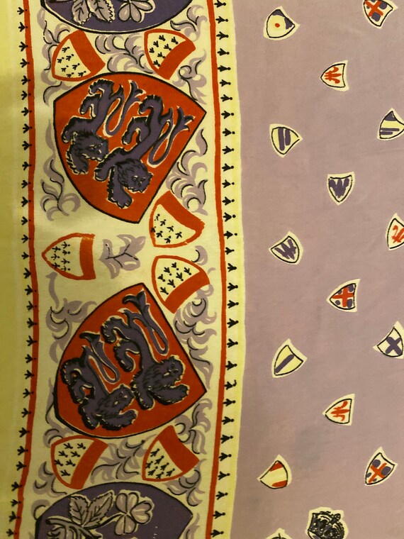 1953 Coronation of Queen Elizabeth 11 Scarf Unusual L… - Gem