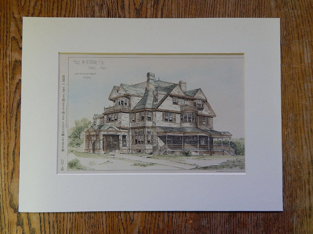 W D Forbes House, Roxbury, Massachusetts, 1884, Bradlee, Winslow ...