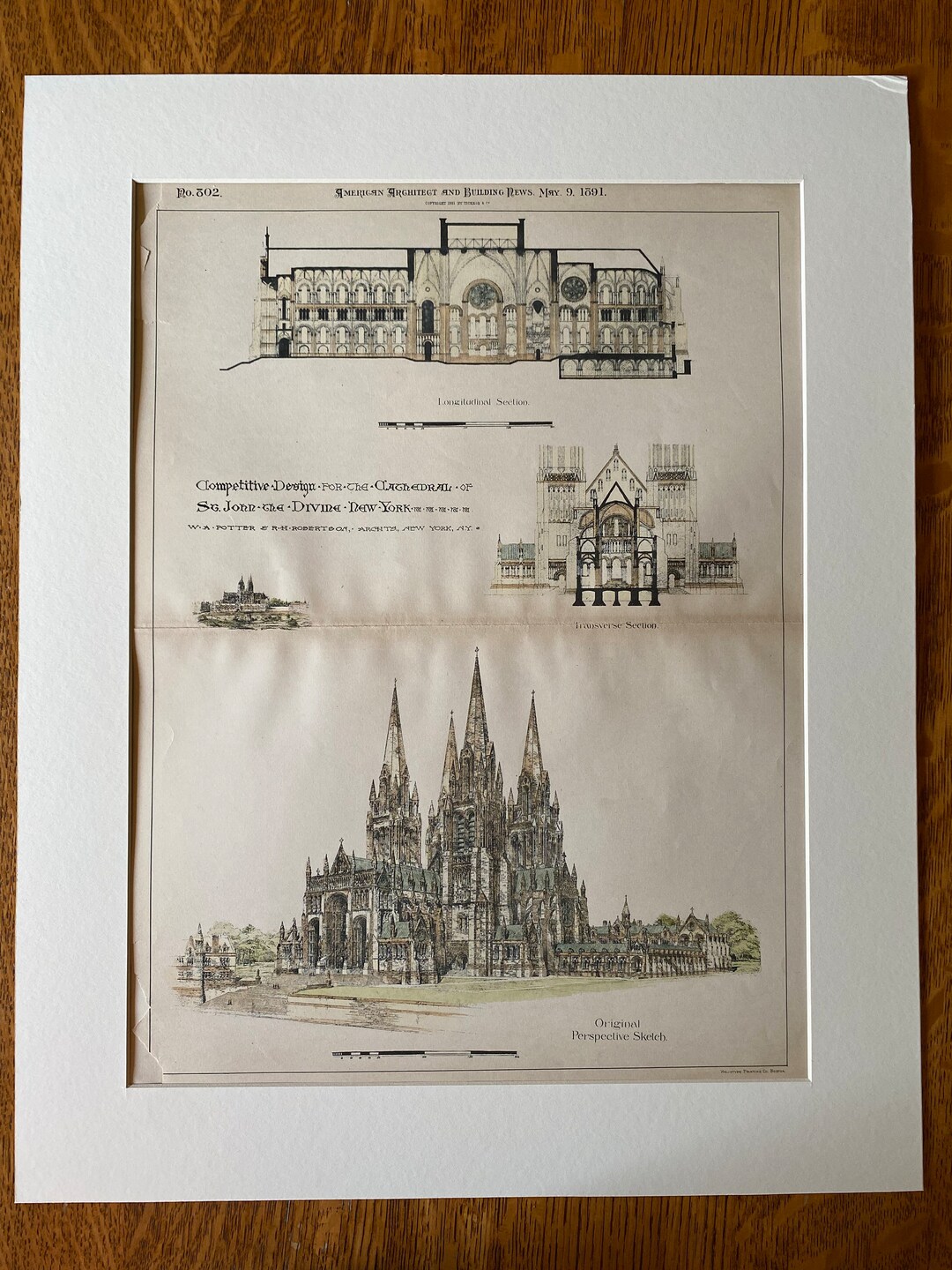 Cathedral of St. John the Divine, New York, 1891, Potter & Robertson ...