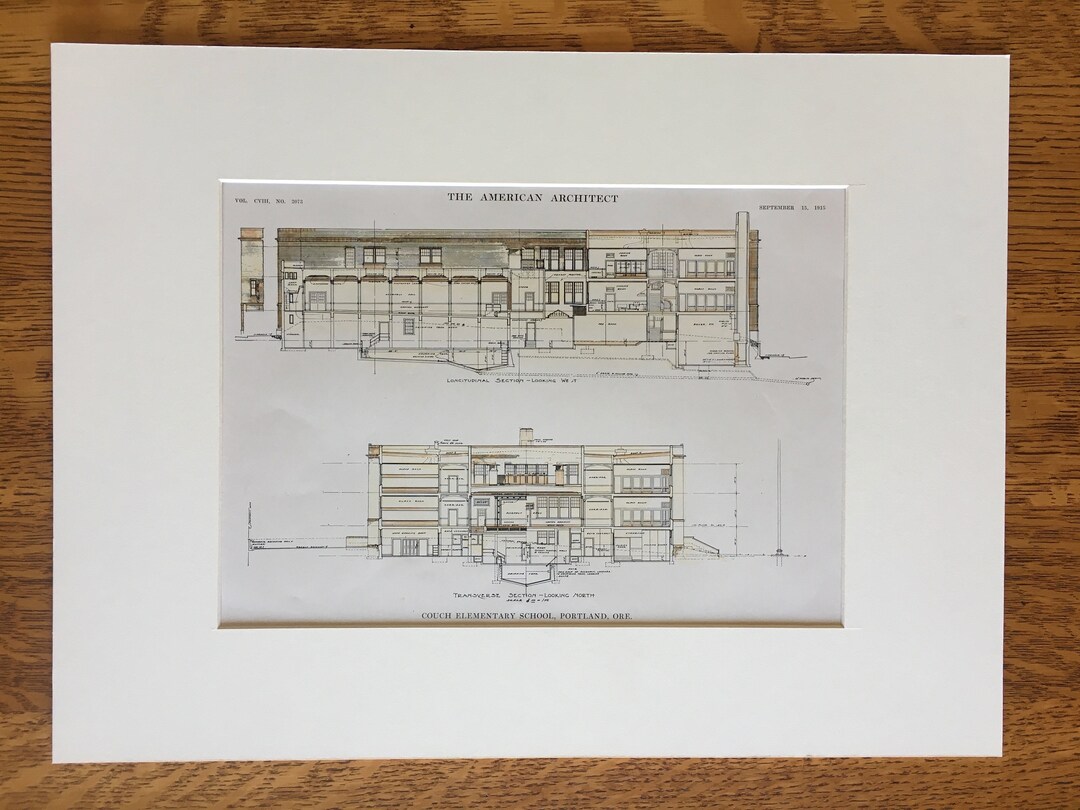 Couch Elementary School, Portland, Oregon, 1915. F A Naramore ...