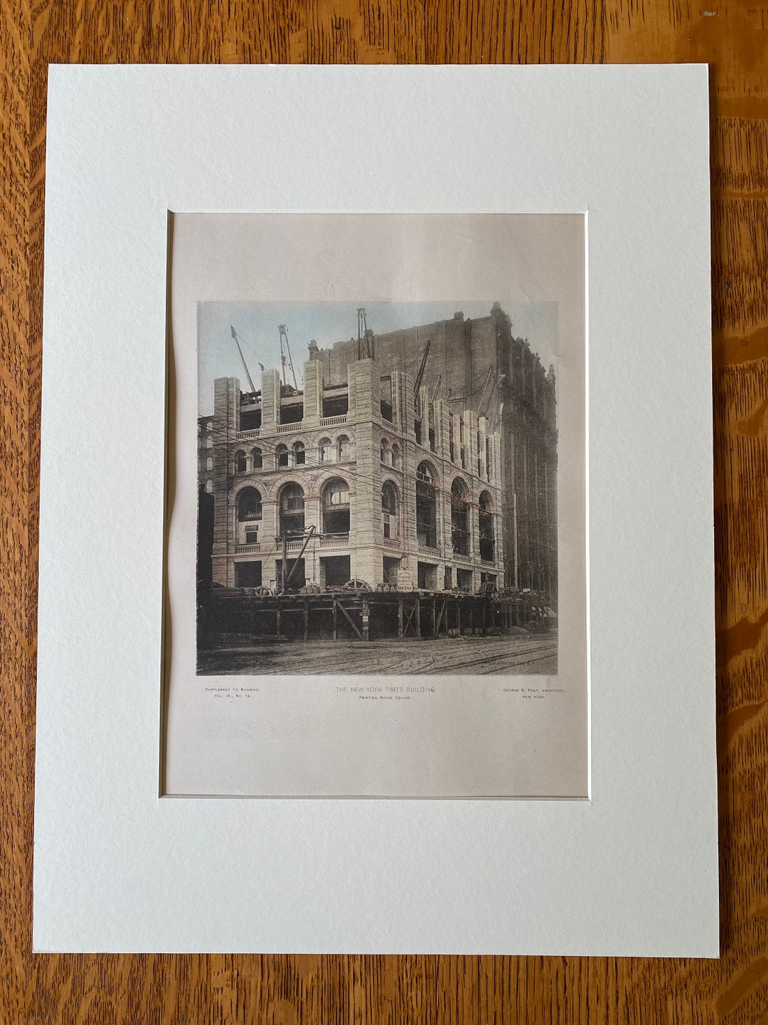 New York Times Building, 41 Park Row, 1889, George Post, Architects ...