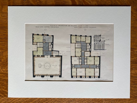 Vintage Cafe Floor Plans Nils Hansell, The Wonders Of New York, 1955
