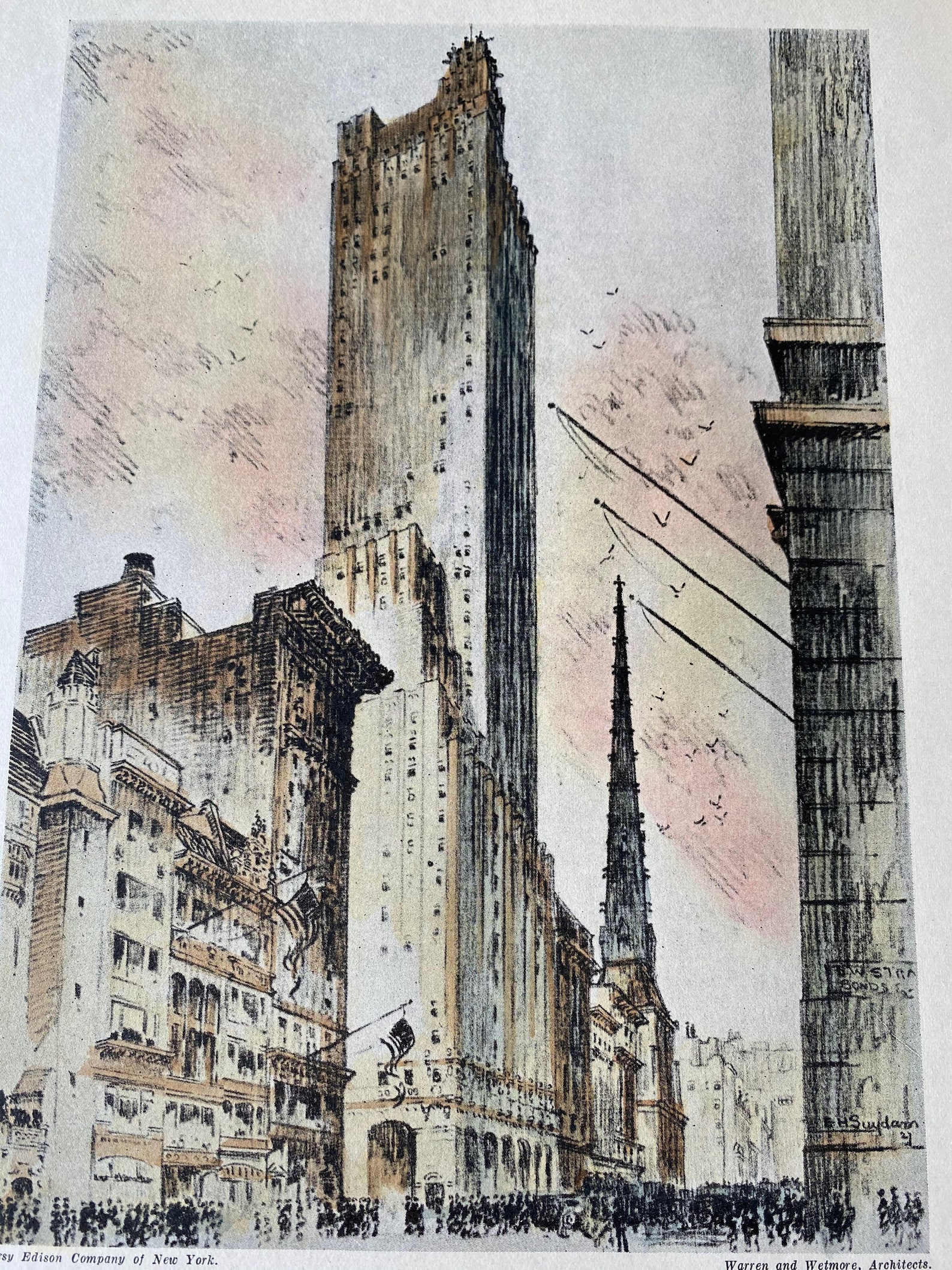 Empire Trust Company, Fifth Avenue, New York, 1929. Warren & Wetmore ...