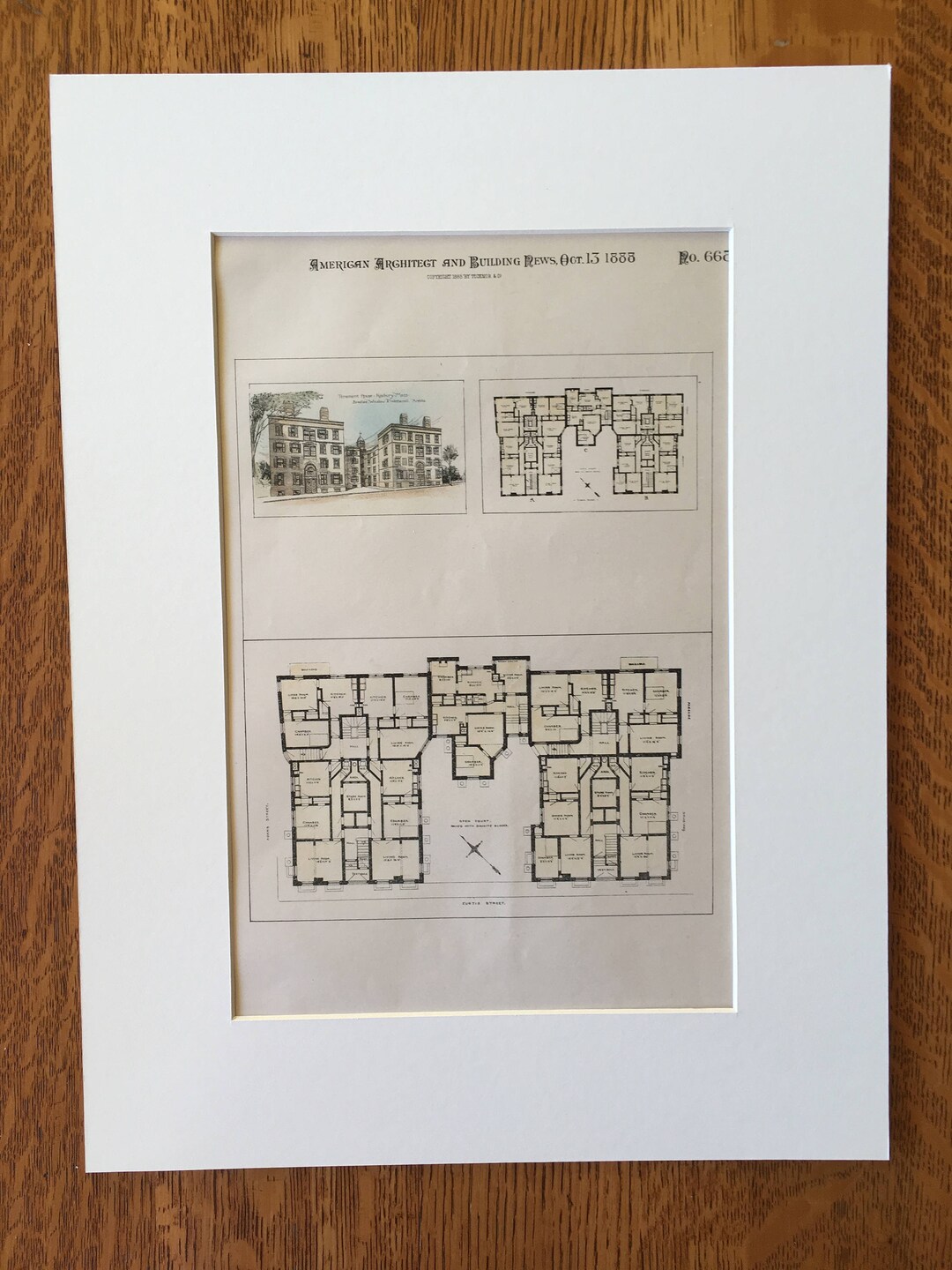 Tenement House, Roxbury, Massachusetts, 1888, Bradlee Winslow ...