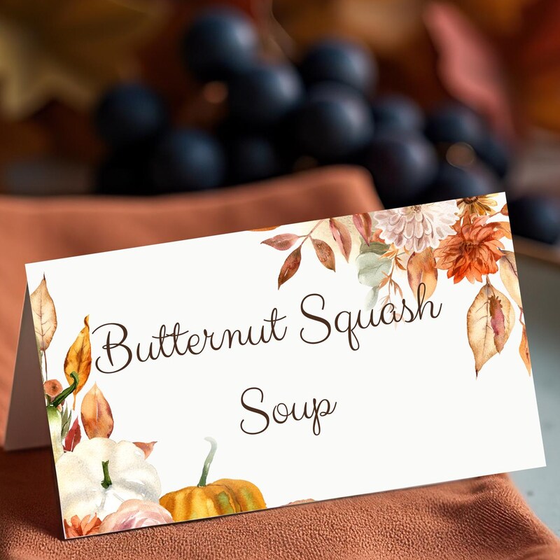 Buffet Name Tag - Etsy