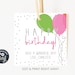 Printable Happy Birthday Tag, Birthday Gift Ideas for Friends & Family ...