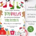 Editable Holiday Toy Drive Flyer, Digital Flyer for Christmas Food ...