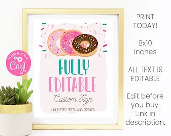 Donut Sign, Appreciation Week Decor, Teacher Staff Employee, Donut Know ...