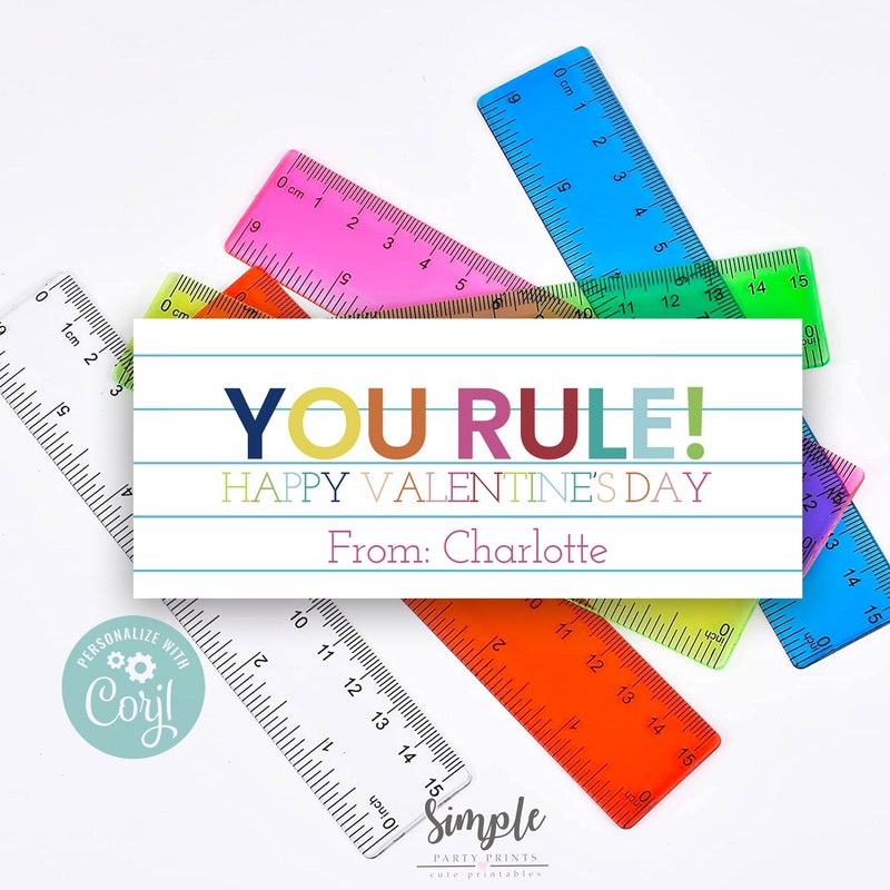 Printable Ruler Stickers - Etsy