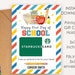 First Day of School Gift Card Holder, Editable Happy Teacher ...