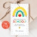 Printable First Day of School Tag | Editable Welcome Back to School ...