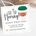 Welcome Back to School Coffee Gift Tags | Printable 1st Day of School ...