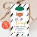 First Day of School Coffee Gift Tags | Welcome Back to School Treats ...