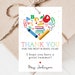 School Thank You Favor Tags - Editable Thank You Teachers Aide Gift ...