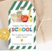 First Day of School Printable Tag, Welcome Back to School Labels, Gifts ...