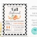 Editable Fall Festival, Digital Flyer for Pumpkin Patch Party, School ...