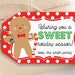 Christmas Gift Tags, Merry Christmas Tag, Sweet Happy Holidays Labels ...
