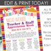 Editable Cinco De Mayo Flyer Teacher Appreciation - Etsy