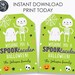 Editable Halloween Trick or Treat Tag, Halloween Goodie Bag Tags, Candy ...