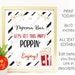 Printable Popcorn Bar Sign, Popcorn 8x10 Table Sign for Movie Night ...