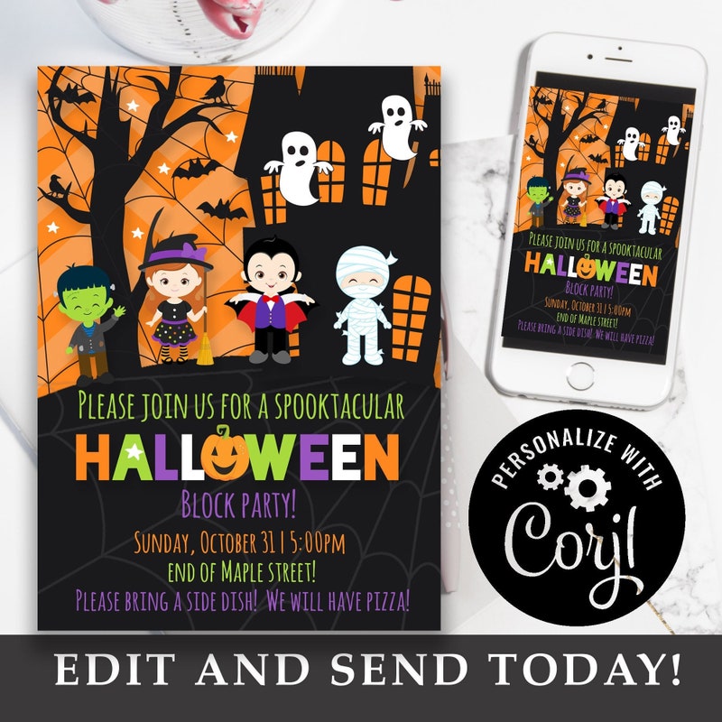 Halloween Blocks - Etsy