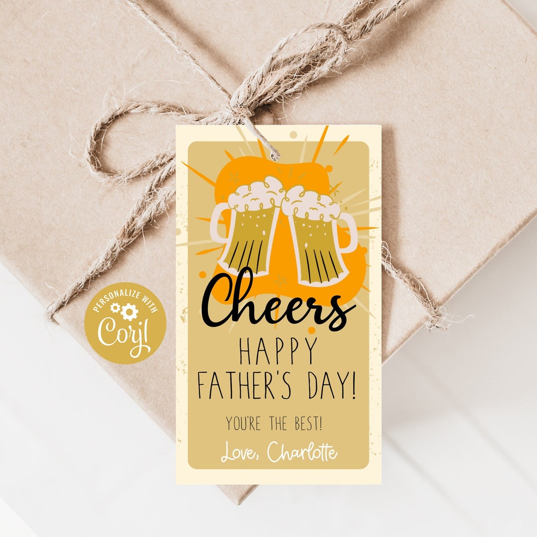 Printable Father's Day Tag, Happy Fathers Day Gift Ideas for Fads, Beer ...