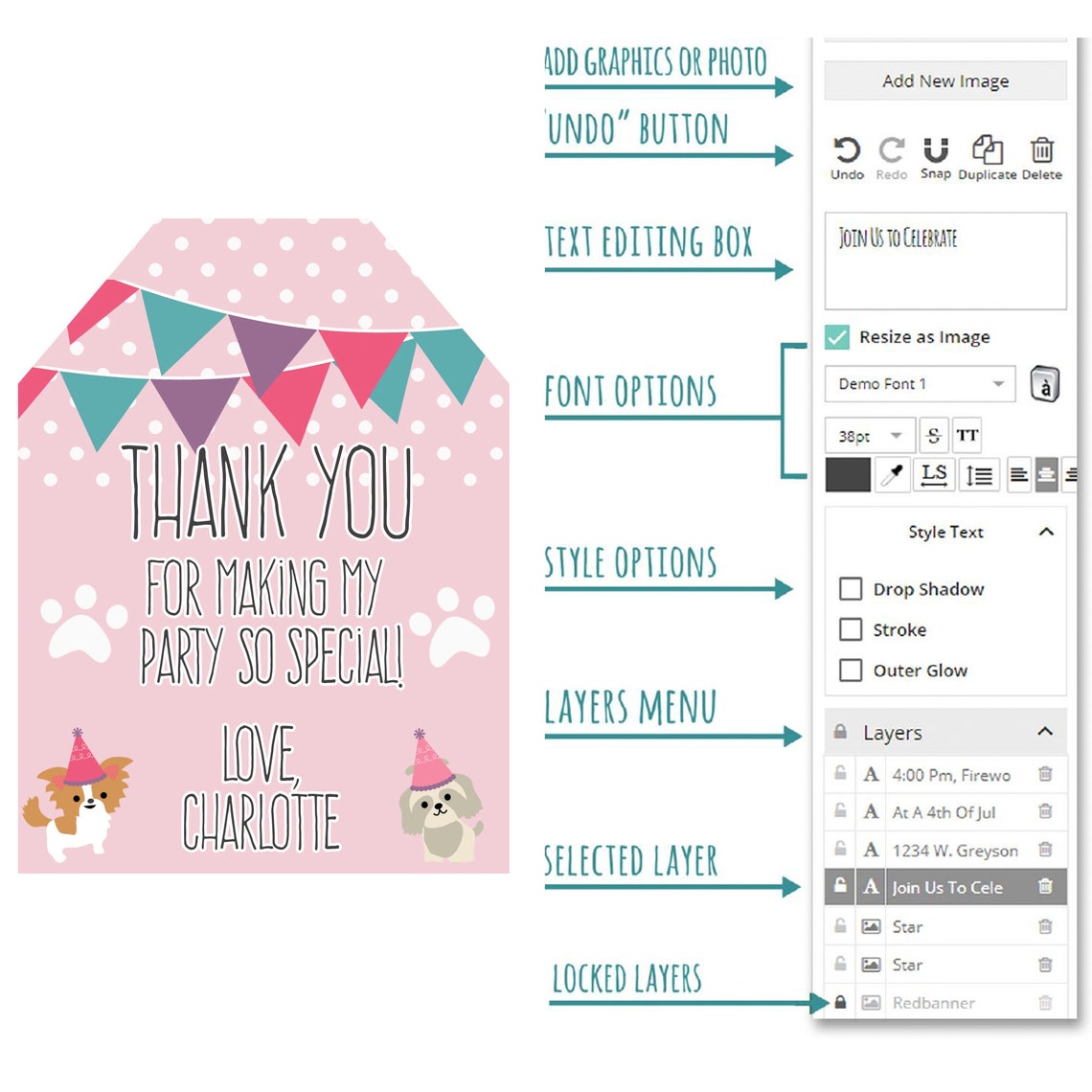 Editable Puppy Birthday Party Favor Tags Dog Themed - Etsy