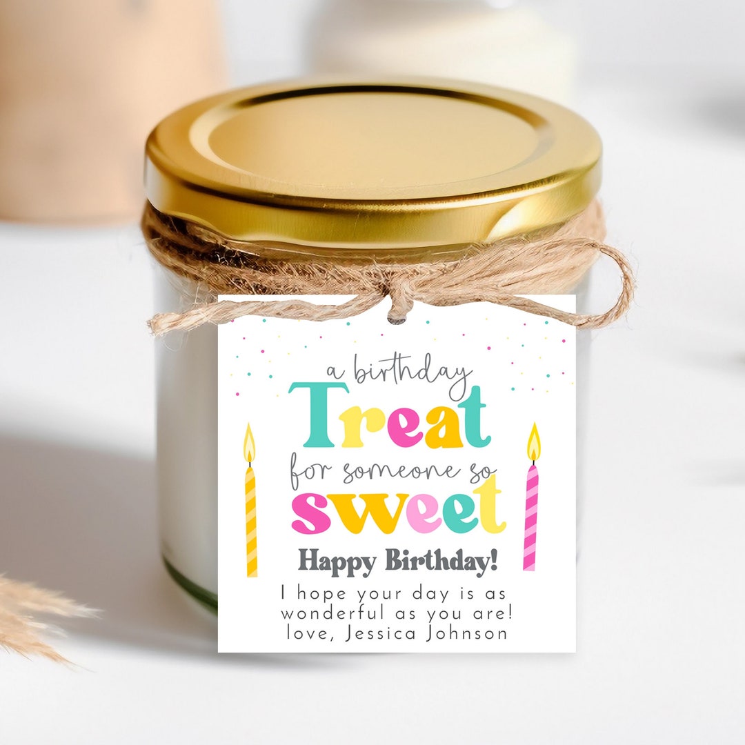Printable Happy Birthday Tag | Gift Ideas for Friends & Family ...
