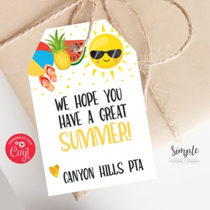 Teacher Appreciation Printable Tag, Printable Thank You for Being Sun ...