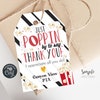 Printable Thank You Popcorn Tags, Popcorn Thank You Tag for Staff ...