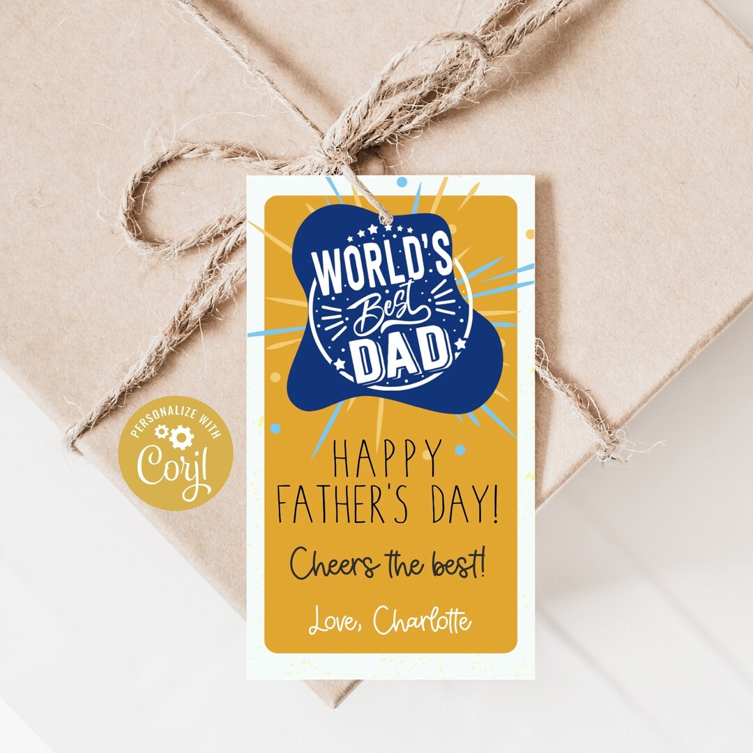 Printable Father's Day Tag, Happy Fathers Day Gift Ideas for Fads, Beer ...
