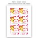 Printable Pizza Valentine's Day Tags, Classroom Exchange Cards for Kids ...