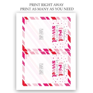 Valentines Day Gift Card Holder, Printable Valentine's Day Gift for ...