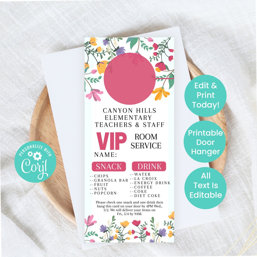 Editable Floral Door Hanger, Teacher Appreciation Making Us Bloom Theme ...