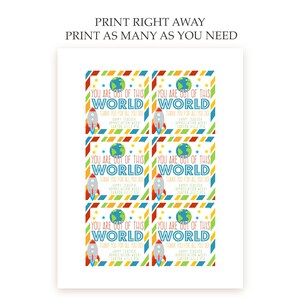 Editable Teacher Appreciation Tags, Out of This World Themed Tags ...