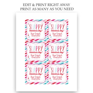 Printable Valentine's Day Slap Bracelet Cards for Kids Classroom ...