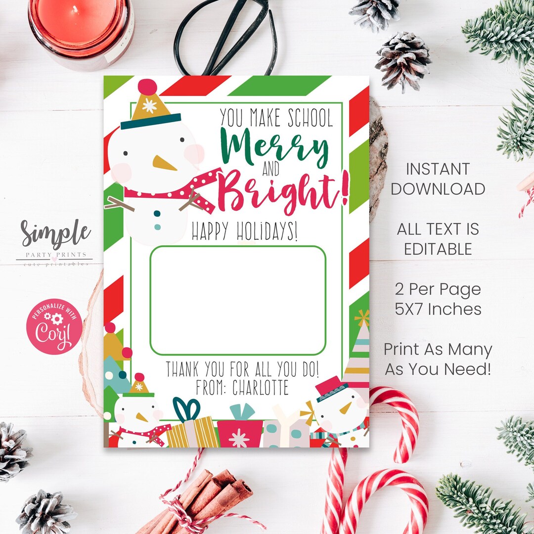 Christmas Printable Gift Card Holder | Instant Gift Card Holder | Gifts ...