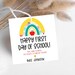 Printable Happy First Day of School Tag, Editable Back to School Label ...