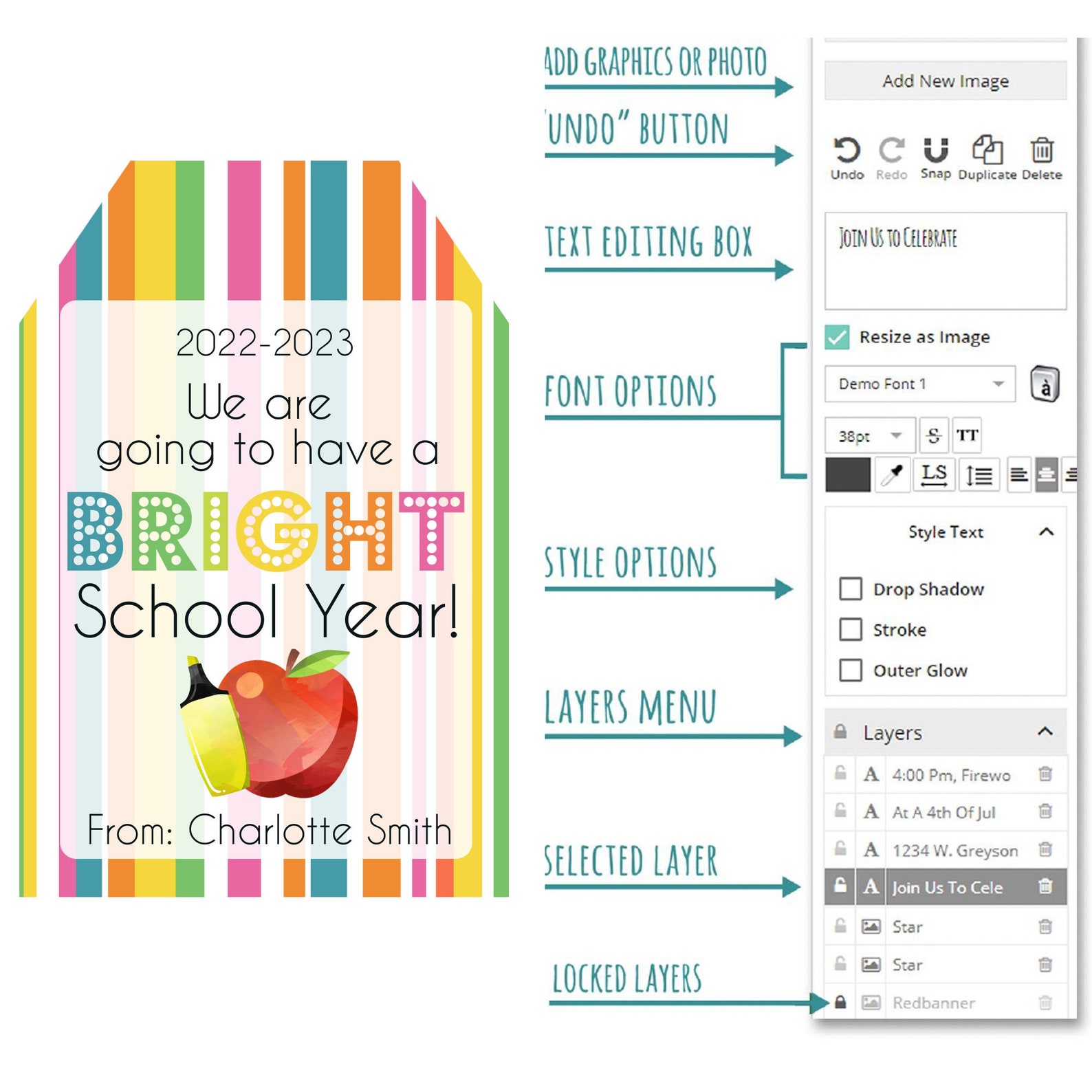 Back to School Printable Tag for Highlighters Editable Back - Etsy