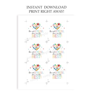 Printable Teacher Supplies Tag - Editable Teacher Appreciation Blank ...