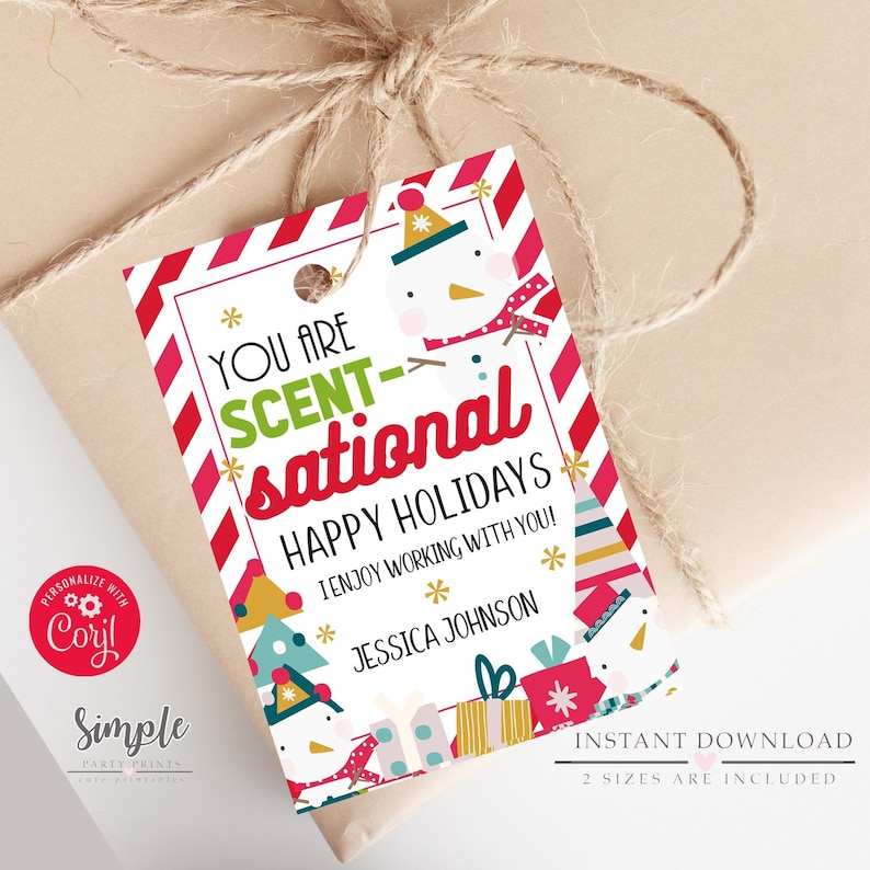 Editable You Are Scent-sational Label Tags for Soap Gift - Etsy