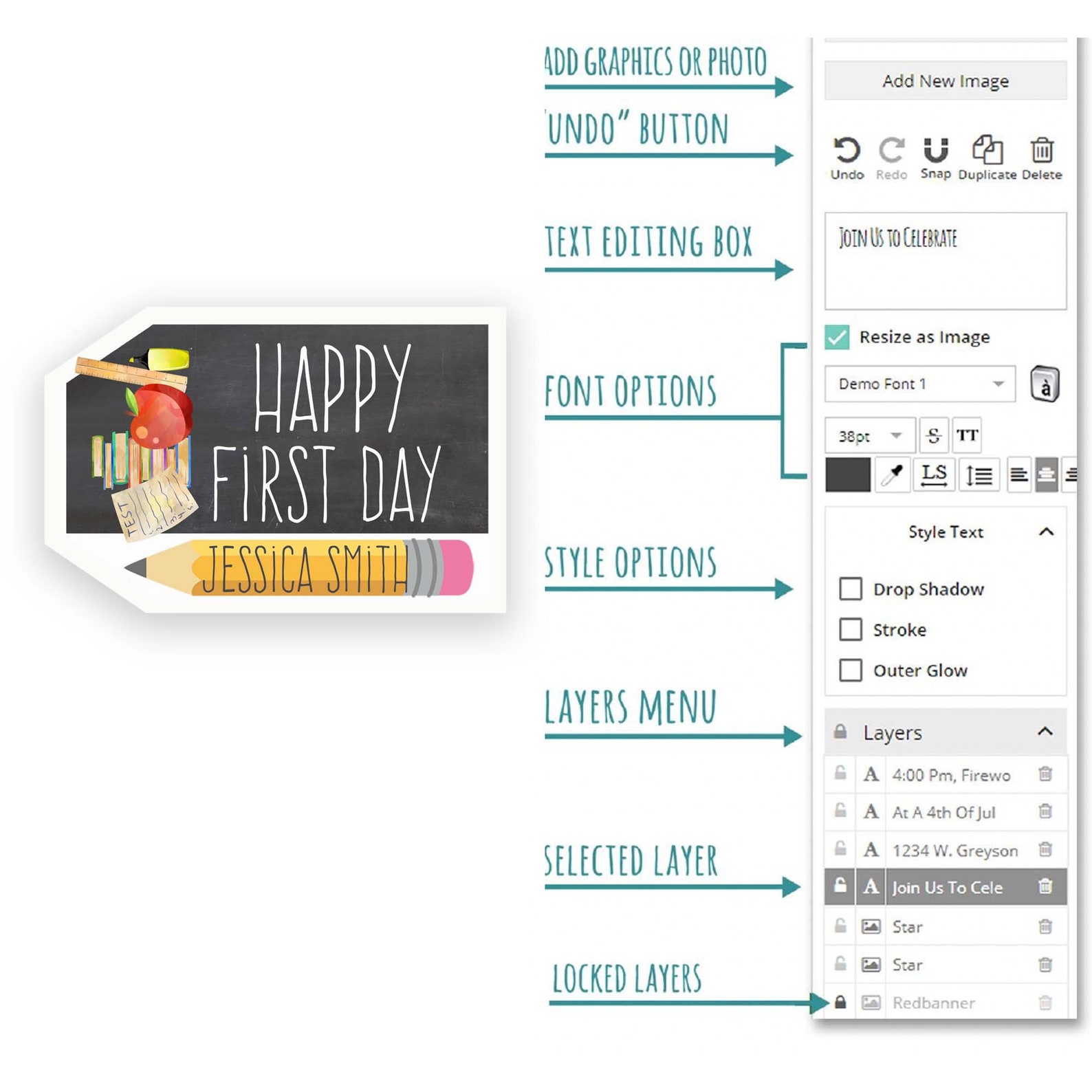 First Day of School Printable Gift Tag Editable Chalkboard - Etsy