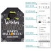Editable Witches Brew Wine Gift Tags, Printable Halloween Tag ...
