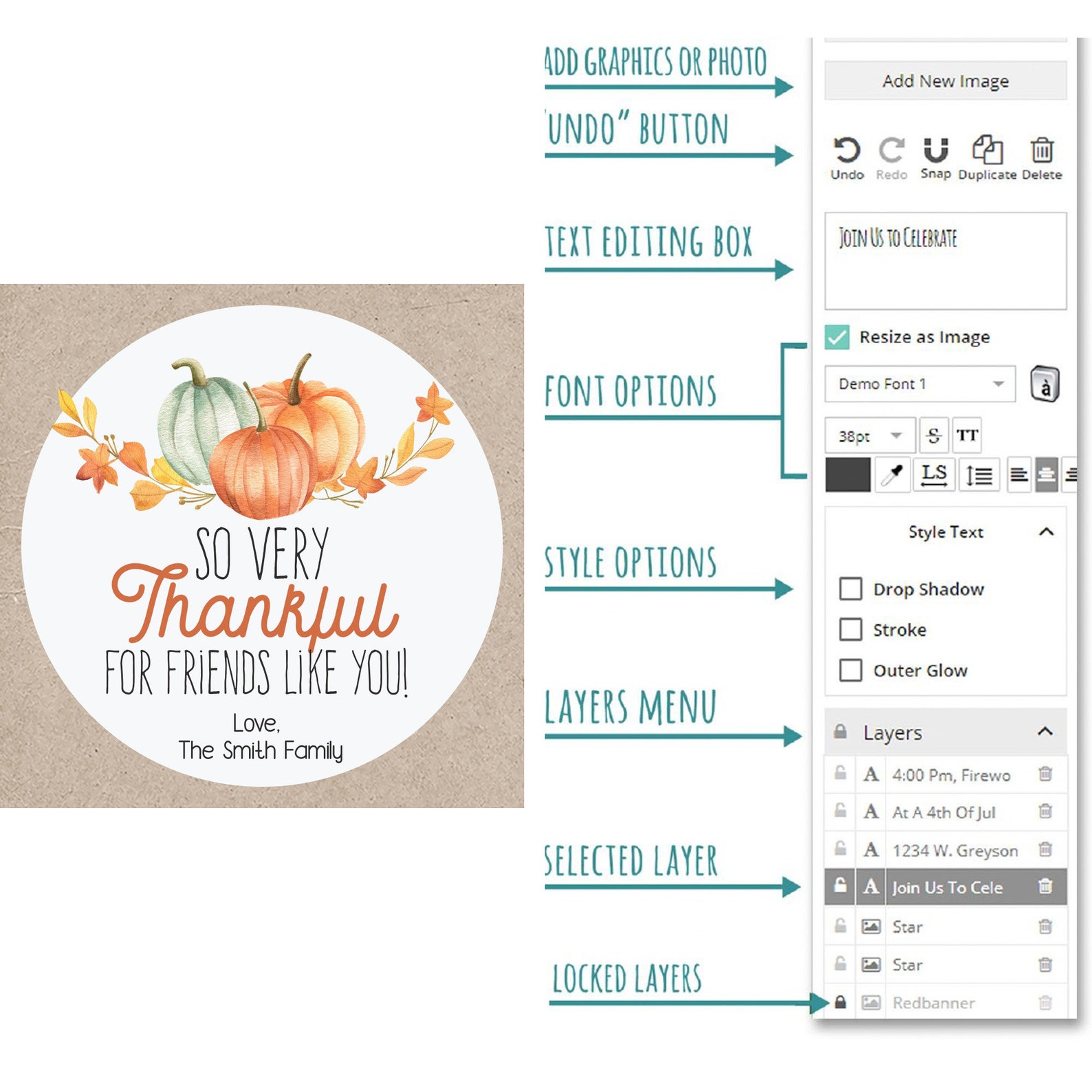 Editable Thanksgiving Day Tag Friendsgiving Favors Thank You - Etsy