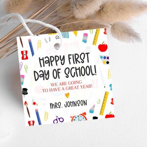 Back to School Tag for Students, Welcome Back to School Printable Tag ...