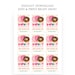 Donut Valentines Day Kids Cards, Valentine's Day Tags, Valentine Card ...