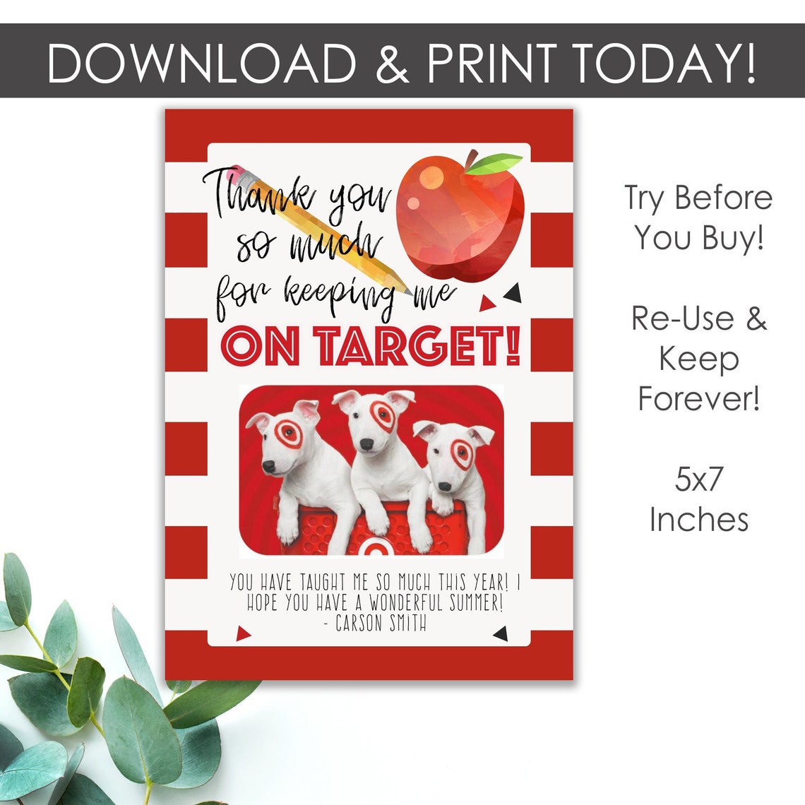 Target Gift Card Holder Teacher Appreciation Gifts Teacher - Etsy